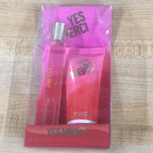 yes merci | Accessories | New Yes Merci Eau De Parfum And Body Lotion ...